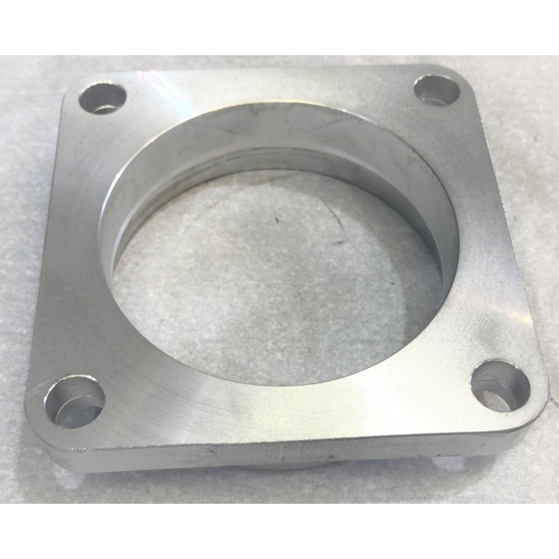 Wennstrom • Square flange DN100 (4") 131x131 / pipe ⌀106mm bottom valve ...