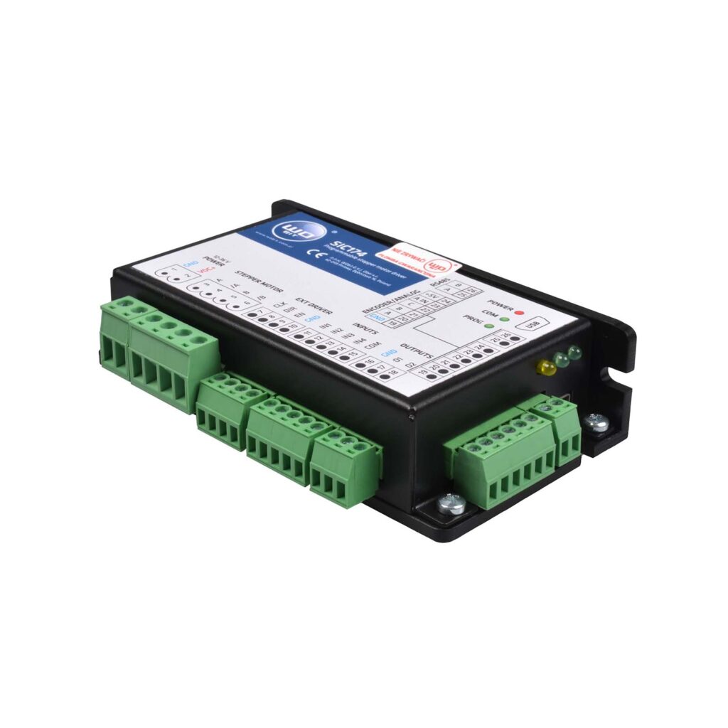 WObit • SIC174 • Programmable stepper motor controller with built-in ...