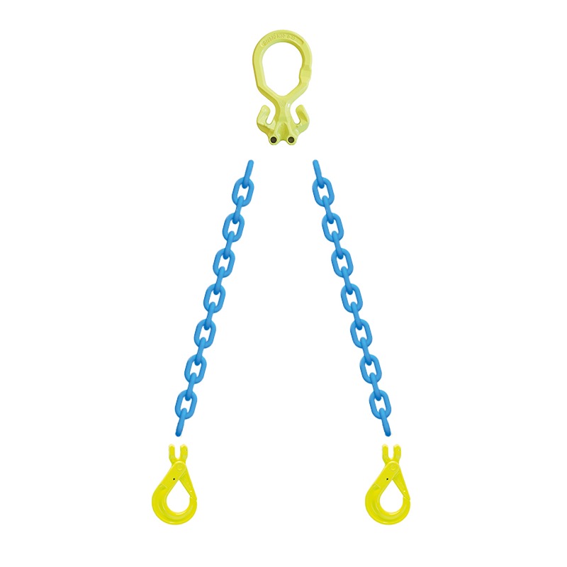 Gunnebo • 6mm, 2-string chain sling set • MGD2-BKG • MEMIDOS