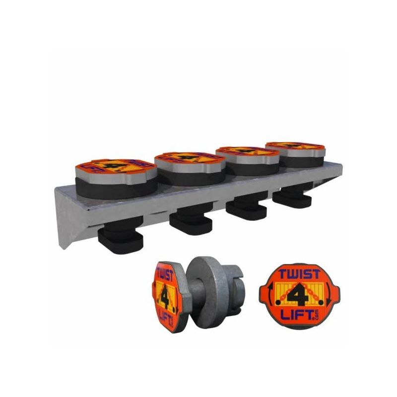 Twist4Lift • container hooks set• 40 tons • MEMIDOS