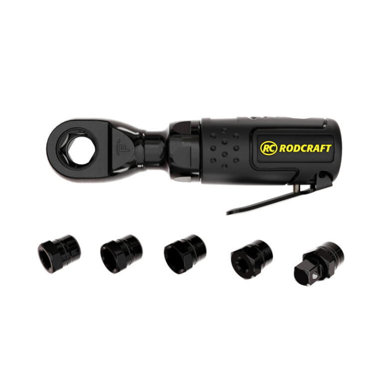 Rodcraft • RC3202 • Mini catraca pneumática multifunções • Inclui 5 ...